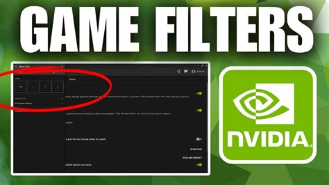 How To Add And Use Nvidia Game Filters Quick Guide Youtube