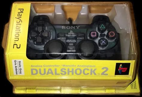 Sony Playstation 2 Clear Slate Grey Controller Jp Consolevariations