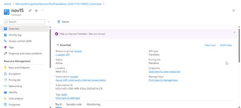 Is There Ability Of Translation Of Json Values On Azure Cognitive Services Im Wondering The