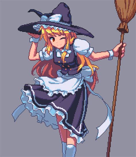 Kirisame Marisa Touhou Drawn By Potemki11 Danbooru