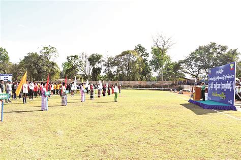 ၇၈ နှစ်မြောက် ပြည်ထောင်စုနေ့ကို ဂုဏ်ပြုကြိုဆိုသောအားဖြင့် နမ့်စန်မြို့၌ လေးခရိုင် အလွတ်တန်းဖိတ