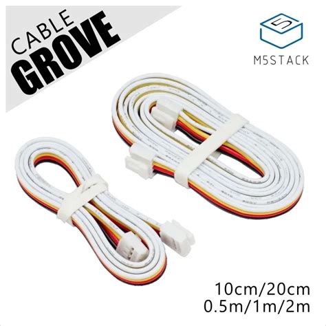 m5stack official universal 4pin buckled grove cable 1m 2m 50cm 20cm
