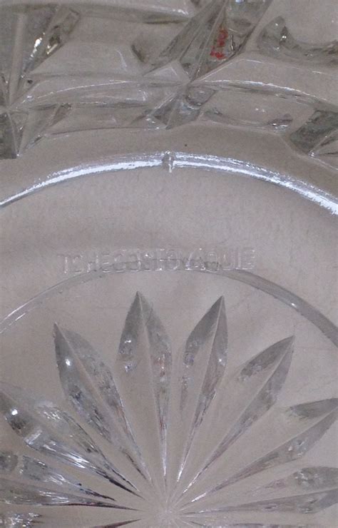 Libochovice Pressed Glass Centrepiece Bowl Collectors Weekly