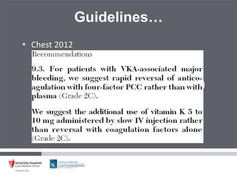 Ppt Oral Anticoagulation Reversal The Missing Pccs Of The Puzzle Powerpoint Presentation