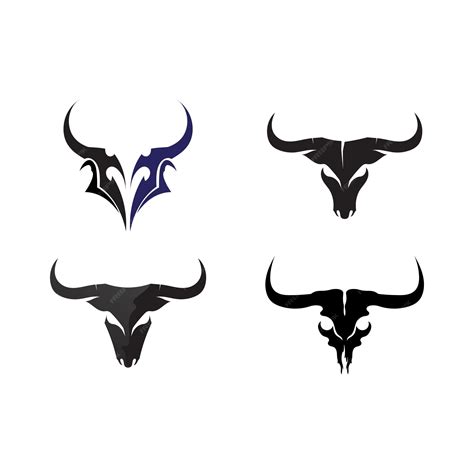 Premium Vector Bull Logo And Symbols Vector Template Icons App