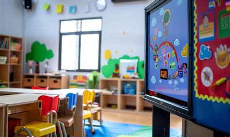 Modern Smart Classroom Premium Ai Generated Image
