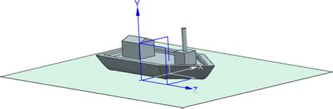 A Composed Model Of A Ship Over Flat Sea Surface Download Scientific
