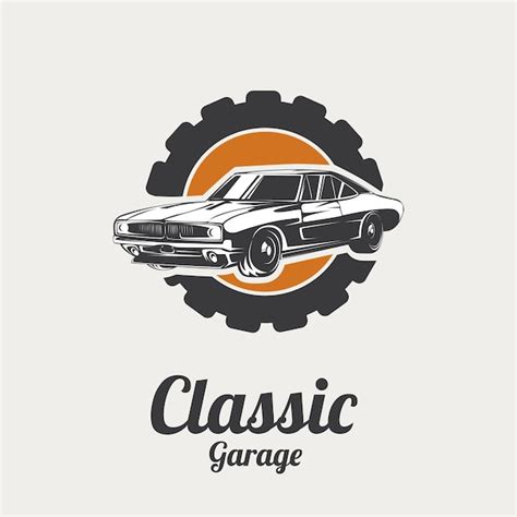 Premium Vector Classic Automotive Garage Car Vector Car Repair And