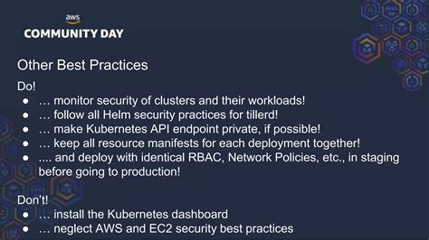 Eks Security Best Practices Ppt