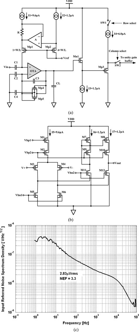 A Schematic Of The Preamplifier Design Implemented Within Both