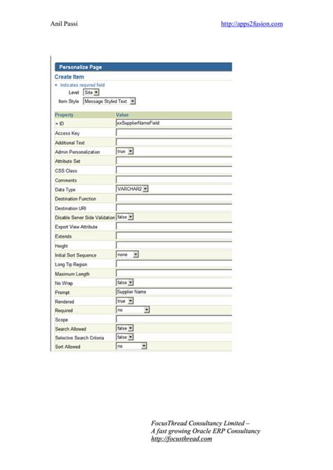 Extend Oa Framework Add New Field Pdf