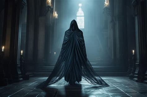 Premium Ai Image Eldritch Wraith Haunting The Corridors Of An Ancie