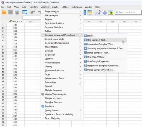 One Sample T Test In Spss Statistics Procedure Output And Interpretation Of The Output Using