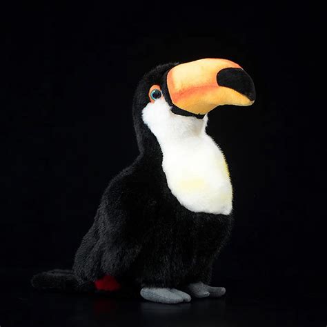 25cm Lifelike Toucan Plush Toys Cute Toco Toucan Plush Dolls Simulation
