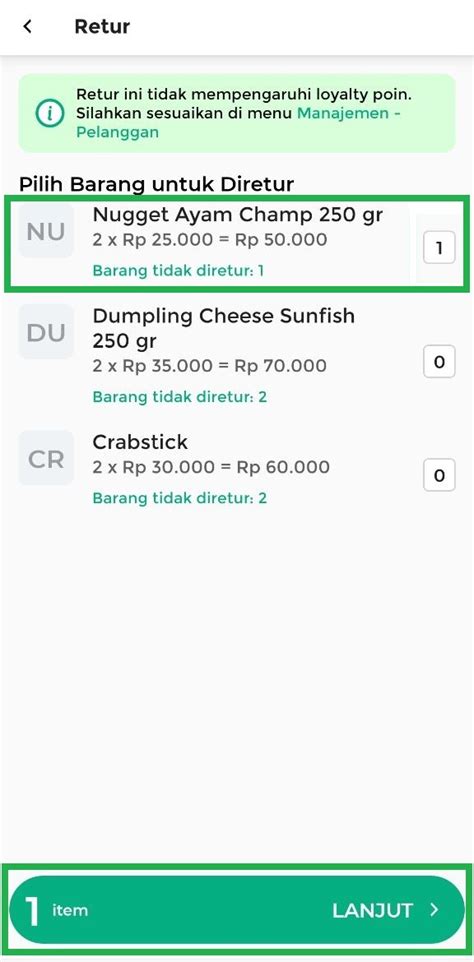 Cara Melakukan Retur Transaksi Penjualan Kasir Pintar Pro