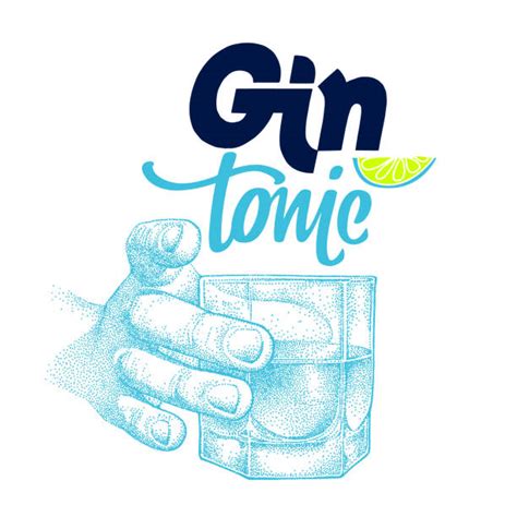 160 Gin And Tonic Illustrations Graphiques Vectoriels Libre De Droits