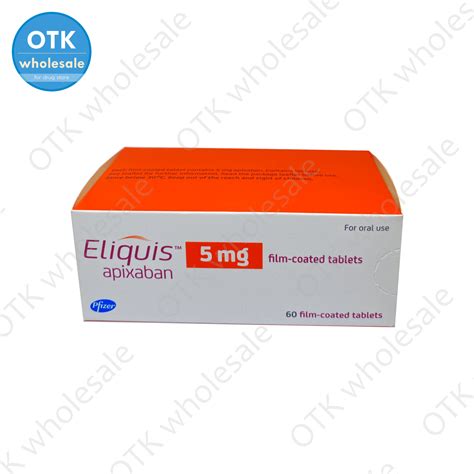 Apixaban Eliquis Mg 60 Tablets Box [กล่อง 60 41 Off
