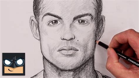How To Draw Cristiano Ronaldo Easy Pencil Sketch Tutorial Cr7 Youtube Nbkomputer
