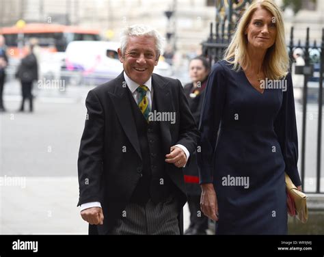 Speaker Of The House Of Commons John Bercow And His Wife Sally Arrive