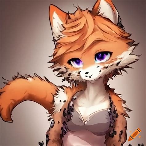 Cute Muddy Furry Anime Fox