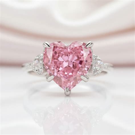 Pink Diamond Engagement Ring