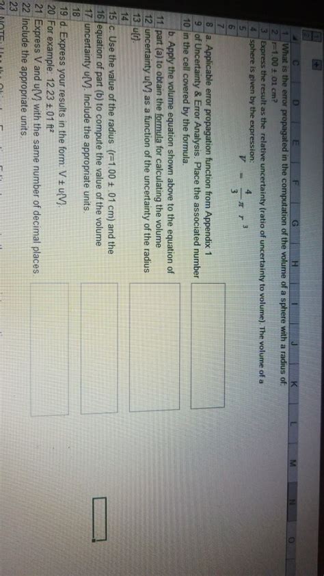 solved 1 what is the error propagated in the computation of