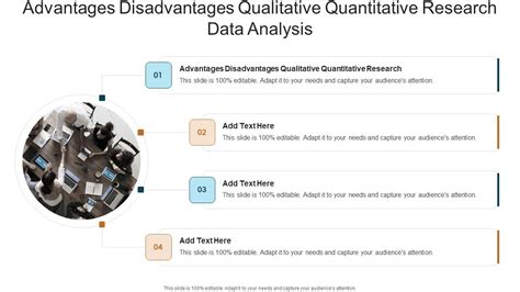 Advantages Disadvantages Qualitative Quantitative Research Data Analysis In Powerpoint And