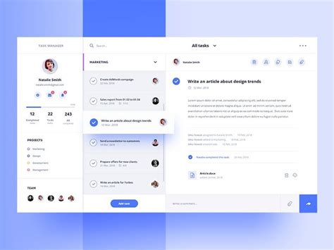 Task Management Dashboard Ux Ui Design Artofit