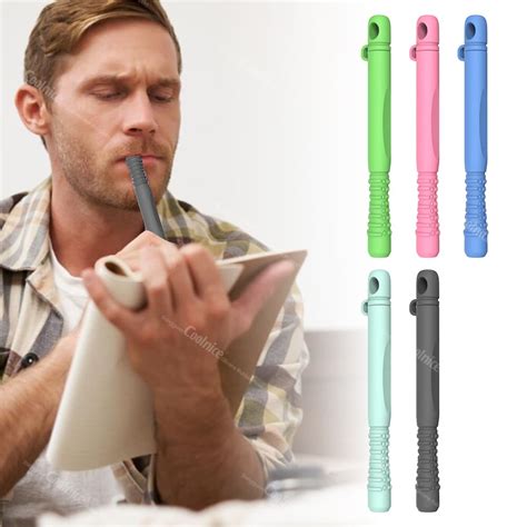 Silicone Essential Oil Chewing Stick Mint Strawberry Orange Flavors