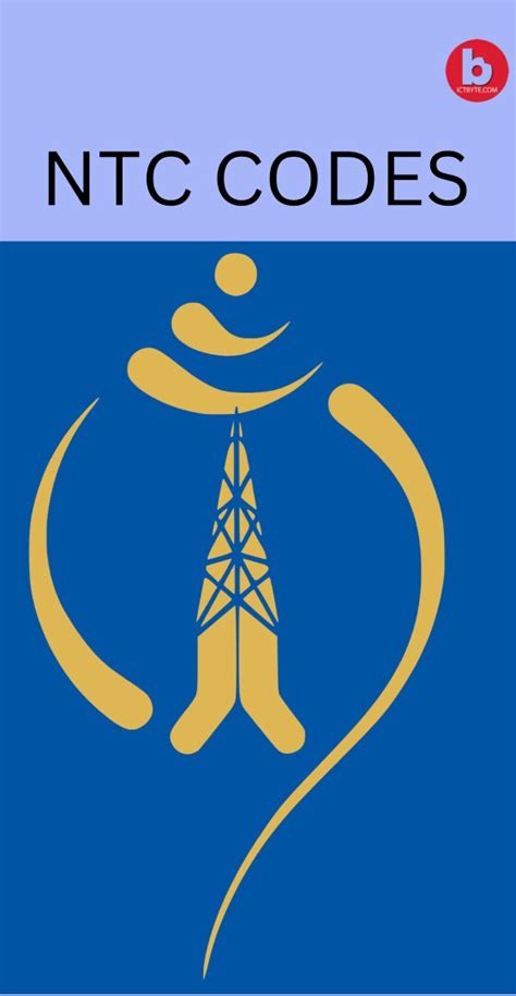 Nepal Telecom Useful Ntc Codes You Must Know In 2023 Ict Byte