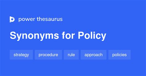 Policy Synonyms 1 273 Similar Words And Phrases