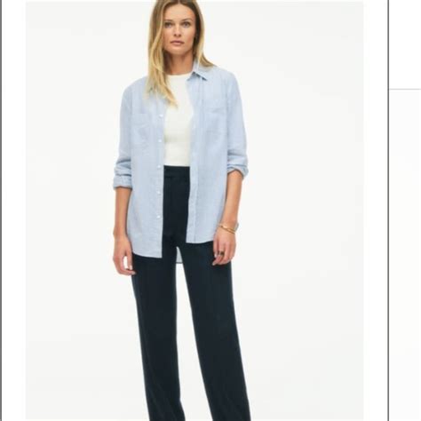 Zara Tops Zara Limited Edition Into The Classics Striped Button