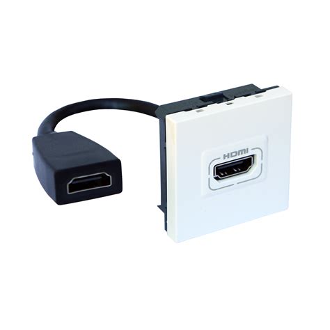 Hdmi Preterminated Socket 2 Modules White Arteor 572299