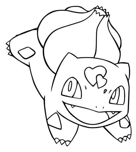 Dibujos De Adorable Bulbasaur Para Colorear Para Colorear Pintar E 1320
