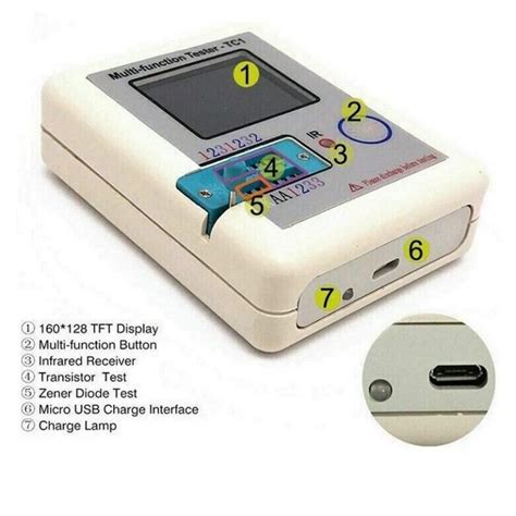 Buy Lcr Tc1 Full Color Multifunction Transistor Tester Online At