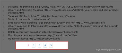Best Free Jquery Pagination Plugins Css