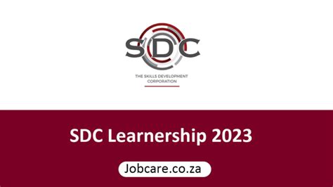 Sdc Learnership 2023 Jobcare