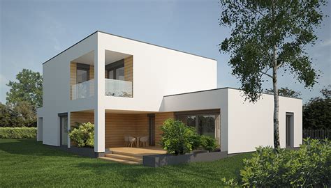 AP2 Architekci Projekt domu jednorodzinnego z płaskim dachem