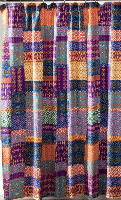 Lush Decor Misha Polyester Shower Curtain