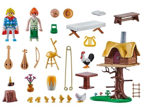 Playmobil Astérix La hutte d Assurancetourix 71016