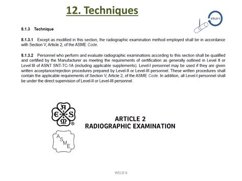 Methods Of Examination Of Joints RT API 650 Tanks PPT