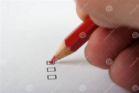 Checkbox Foto De Archivo Imagen De Elegir Macro Contra 10836582