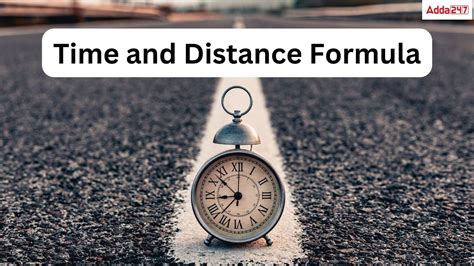 Time And Distance Formula For Competitive Exams With Example