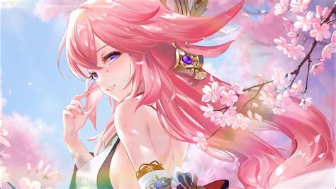 Yae Miko Genshin Impact Live Wallpaper