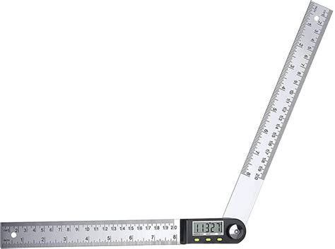 ANCLLO Digital Angle Finder Ruler Inch Mm Digital Protractor With Data Hold Function And