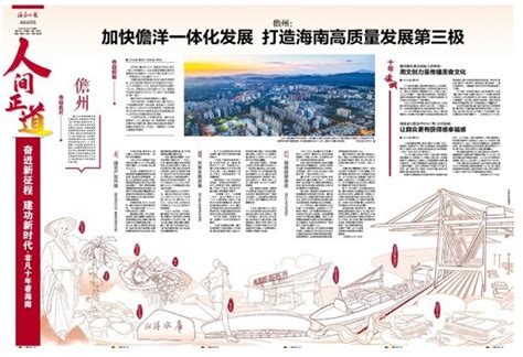加快儋洋一体化发展 打造海南高质量发展第三极