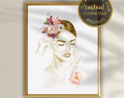 Signs Of Facial Aging Rolled Poster Med Spa Poster Esthetician Wall