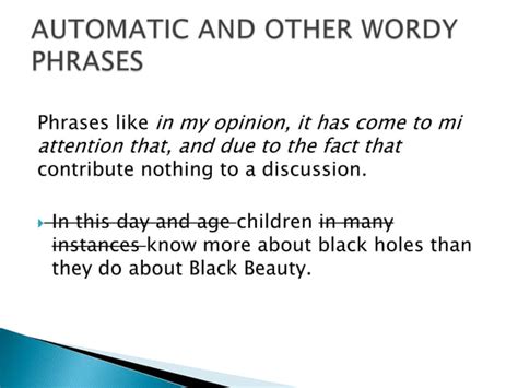 Concise Writing Ppt