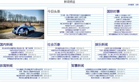 基于struts spring hibernate bootstrap 技术开发的新闻发布系统 struts代码css