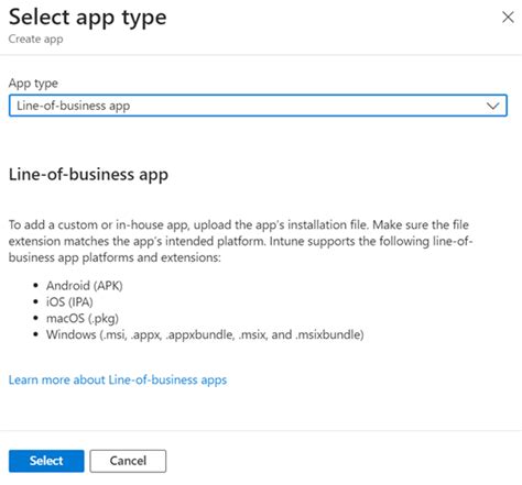 Installing The Windows Client Via Intune LOB App Customer Portal
